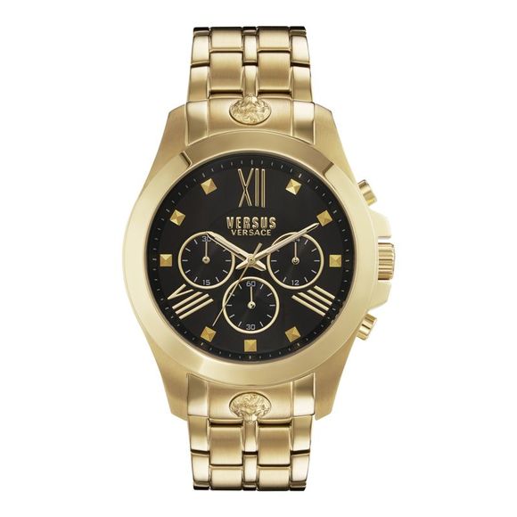 Versus Versace | Accessories | Versus Versace Chrono Lion Watch Gold ...